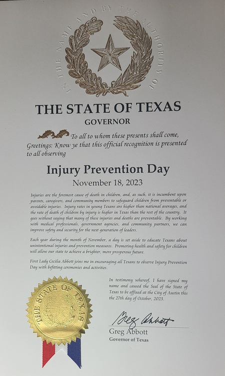 National Injury Prevention Day 2023 - Program/Event Details